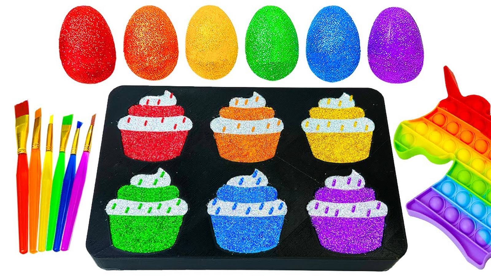 Для самых маленьких познавательные развивающие мультики. Игрушки. Учим цвета