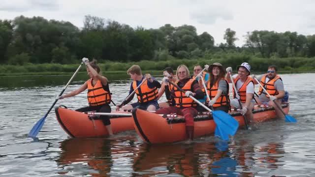 Сплав-квест по Оке до отеля Лазурный берег для компании Браер