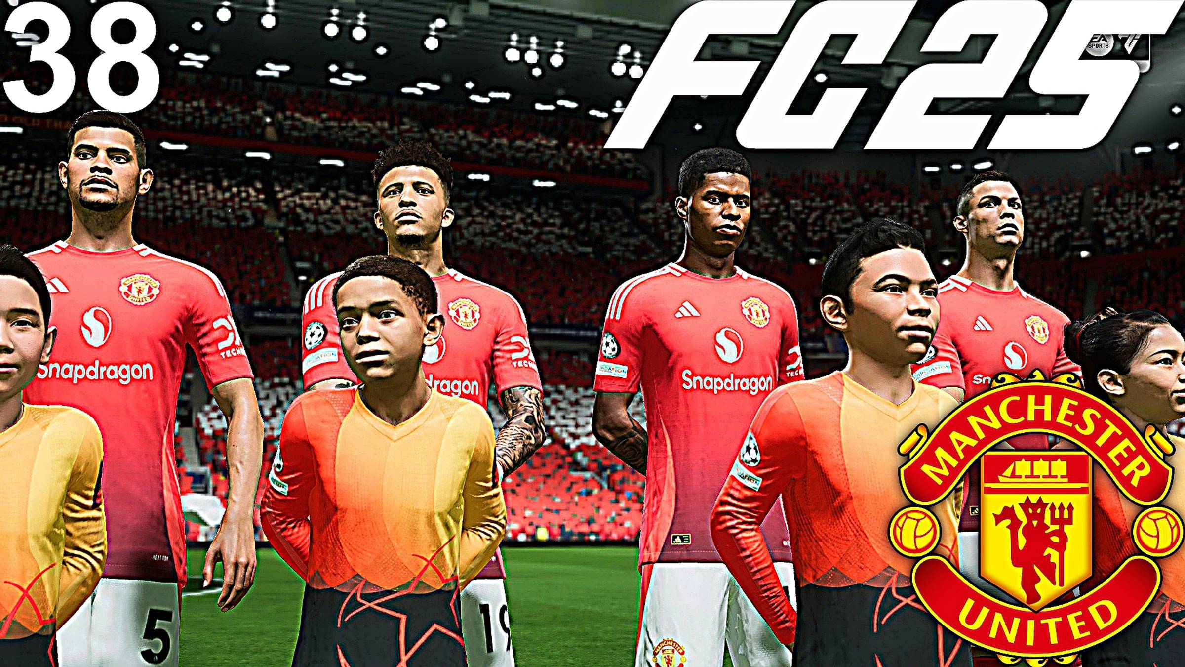 FC 25 КАРЬЕРА ЗА МАНЧЕСТЕР ЮНАЙТЕД #38 - ОТВЕТНЫЙ МАТЧ С НАПОЛИ В 1/4 ЛЧ и ПОЛУФИНАЛ КУБКА АНГЛИИ!