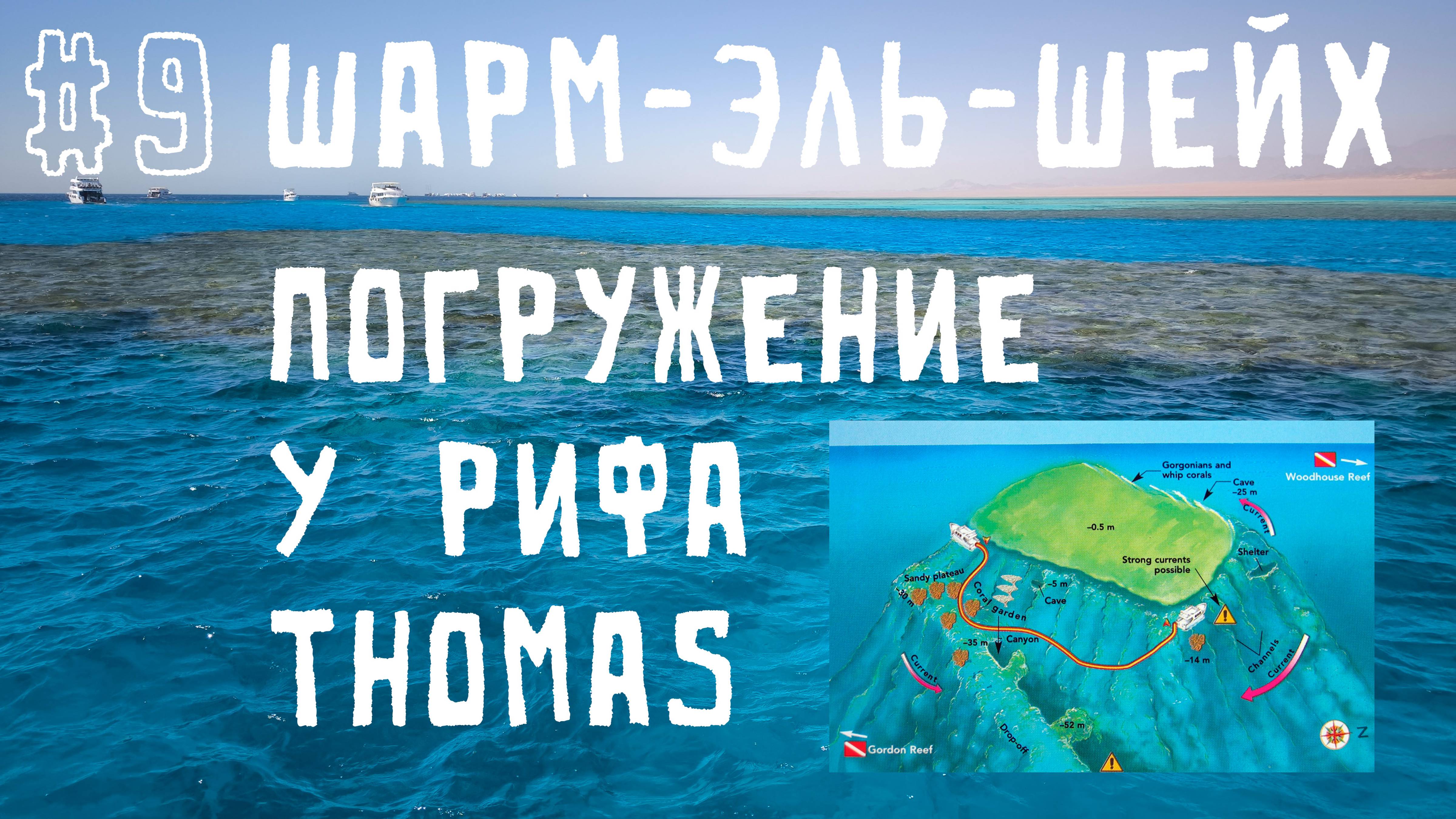 Шарм-аль-Шейх #9 Погружение у рифа Thomas