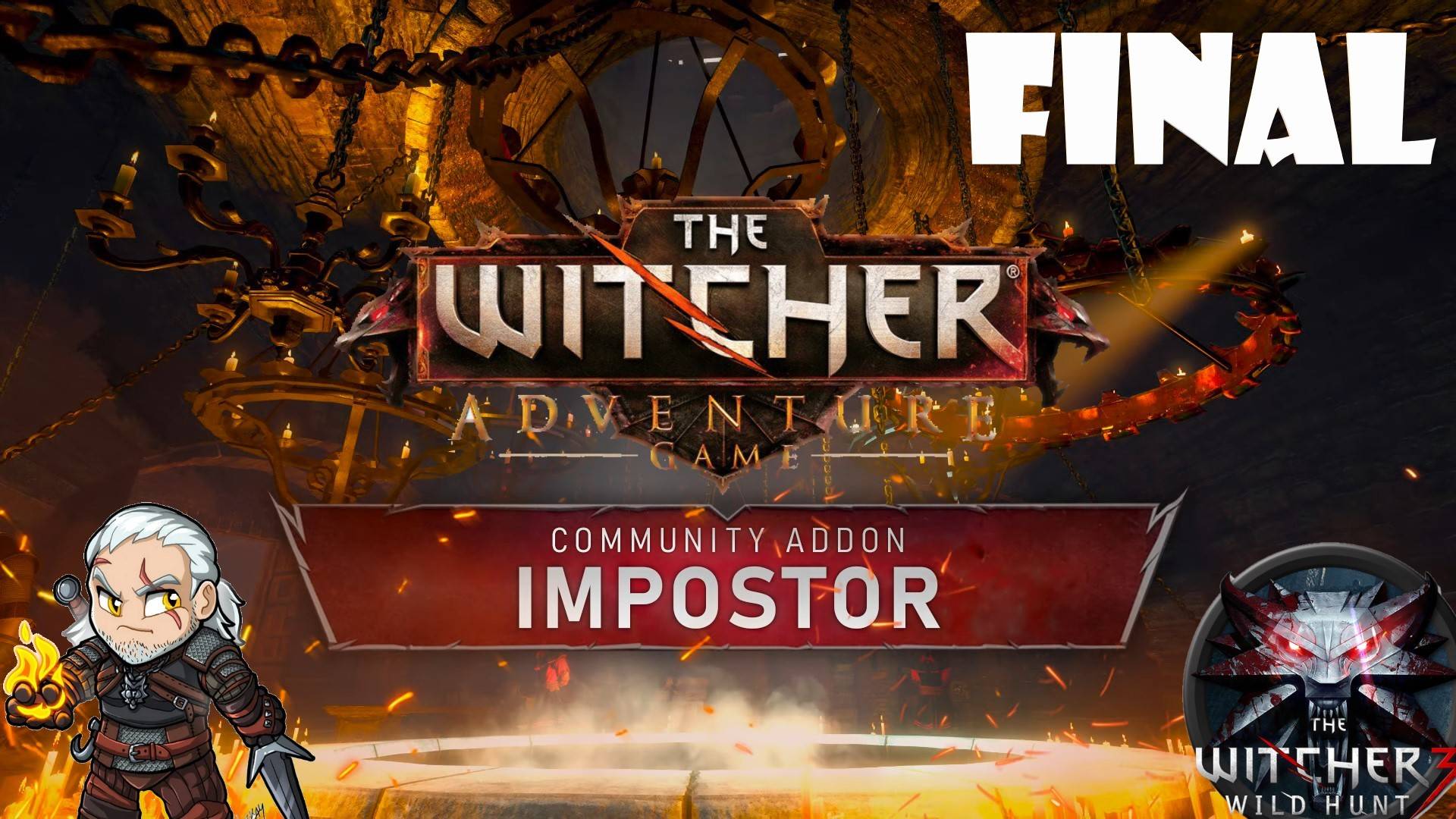 Ведьмак 3 Новый мод "Импостер" / "Игра в кальмара" по ведьмачьей вселенной / Финал
