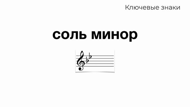 7 знаков при ключе. Мажорные и минорные тональности. Тренажер Ключевые знаки