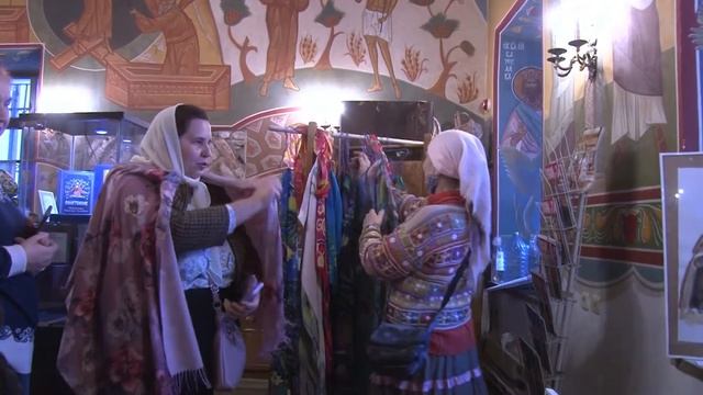 Рождественская выставка ярмарка в храме Преп  Феодора Студита