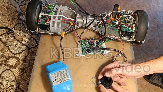 №84 Джойстик. Прошивка платы гироскутера для управление джойстиком. Демо видео к заказу для М.