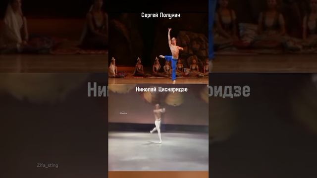 Николай Цискаридзе и Сергей Полунин "Корсар" #балет #искусство #танец