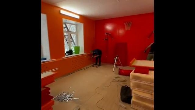 Монтаж стеновых протекторов в НОУ «Православный детский дом Павлин»