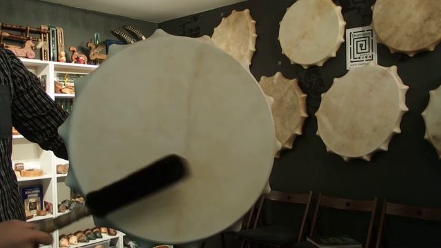Бубен Siberian Shamanic / Circle Drum Frame drum Handcrafted / Шаманский бубен / shamanic.moscow
