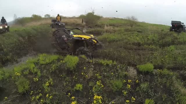 По Хасанскому района на квадроциклах и багги. Yamaha
