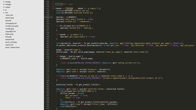 2.1 CS-Cart: Как работает CS-Cart ч. 1 "Контроллеры и шаблоны"