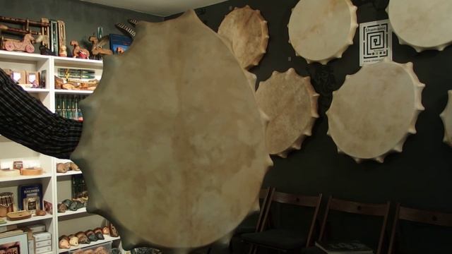 Бубен Siberian Shamanic 63х51см/ Egg Drum Frame / Шаманский бубен / shamanic.moscow