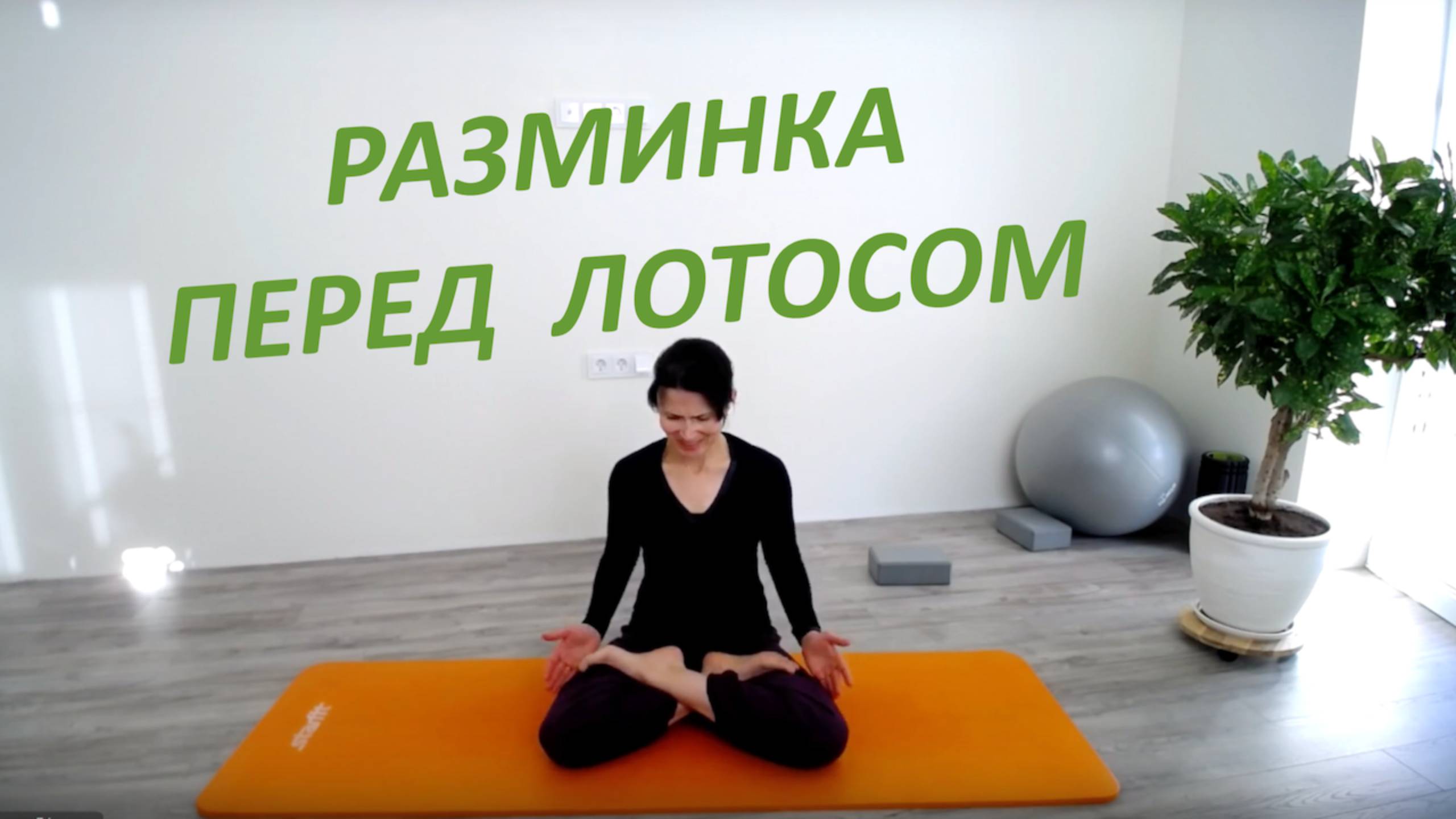 Разминка для спины и ног перед медитацией