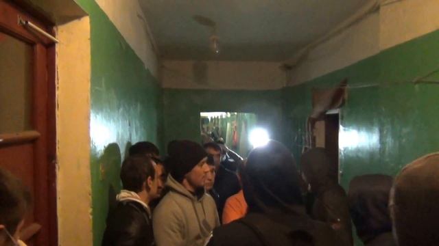 Рейд против нелегалов 27.09.2013 год. Москва, Капотня.