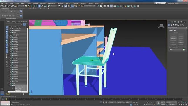17. Лекция 1.18.  Обзор сцены, созданной по материалам 1 недели