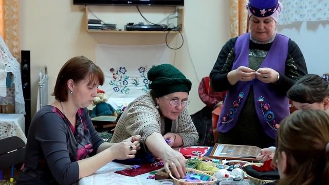 Ушковая техника _ вышивка аппликация _ мастер класс