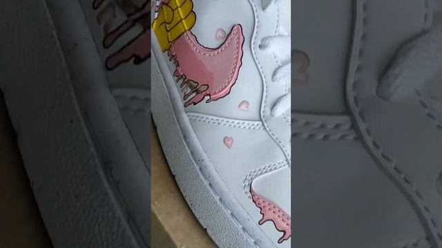 Сладкий кастом  #кастомайзинг #ручнаяработаназаказ #кастомизацияодежды #кроссовки #творчество