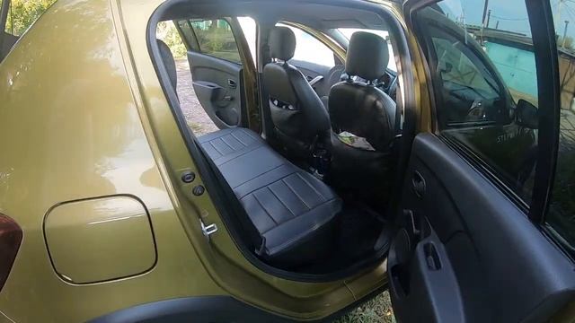 Мойка автомобиля,поездка за водой. Рено Сандеро Степвей 2