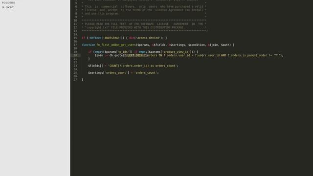 1.2 CS-Cart: Поиск и отображение ошибок при разработке в CS-Cart
