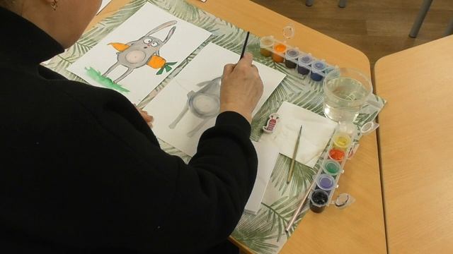 Урок радости. "Смешной заяц"