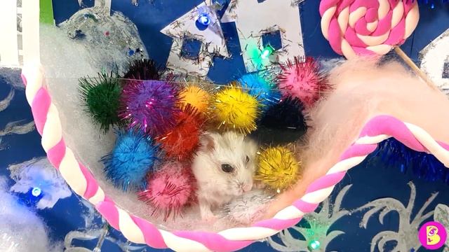 ХОМЯЧОК ДЕД МОРОЗ** НОВОГОДНЯЯ СКАЗКА для ВИКИ