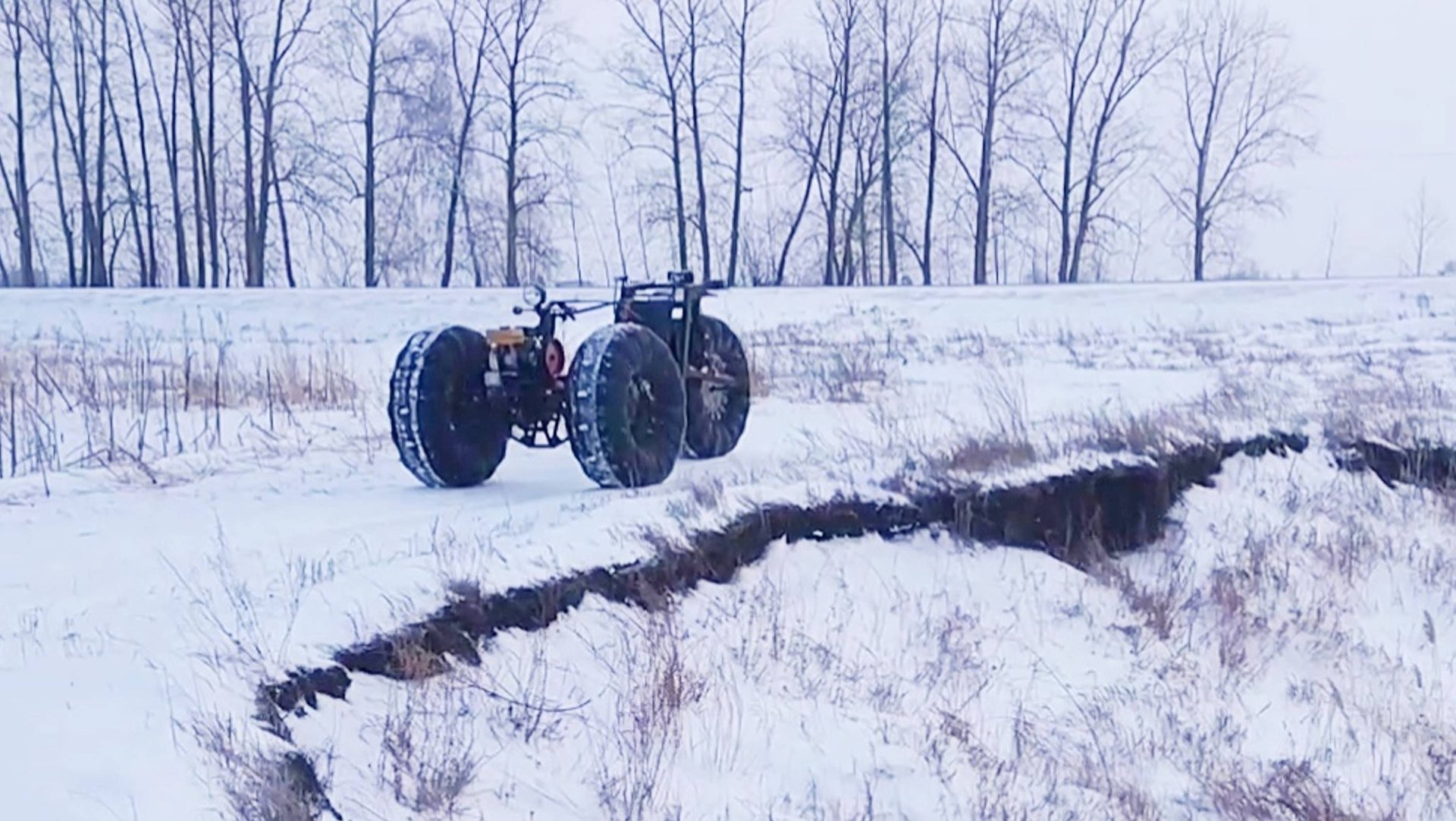 Пневмоход и зимняя рыбалка под Новый год