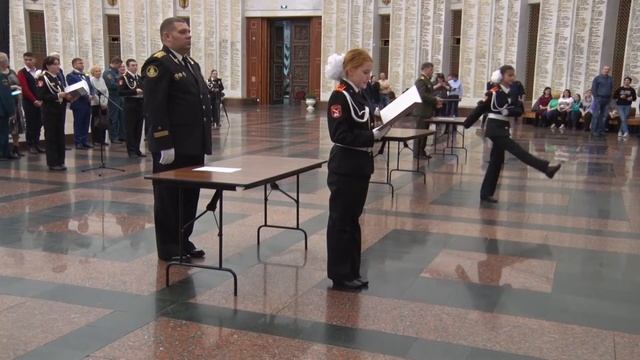 ГБОУ Школа №1631 - Принятие торжественной клятвы кадета.