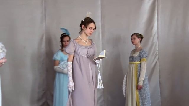 ГБОУ Школа №1631 - «Имперский стиль в женских бальных платьях.  Русский ампир. 1795-1810 год»