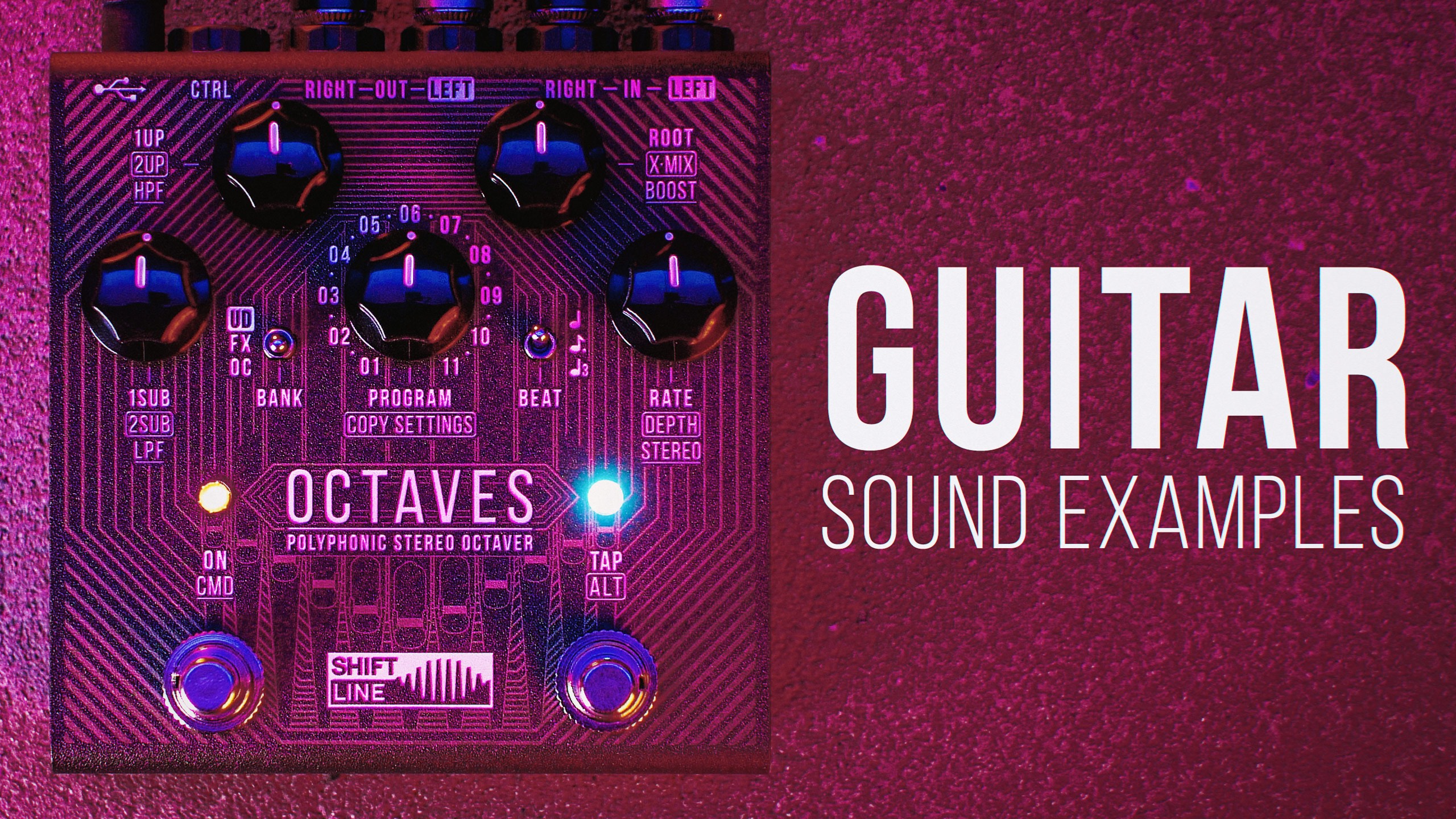 Shift Line Octaves | Guitar Sound Examples