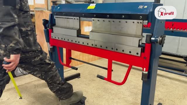 Ручной сегментный листогиб с ЗАПАСОМ ПРОЧНОСТИ