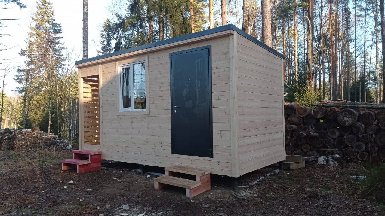 🏠#ХОЗБЛОК С ДРОВНИКОМ 5000Х2300мм