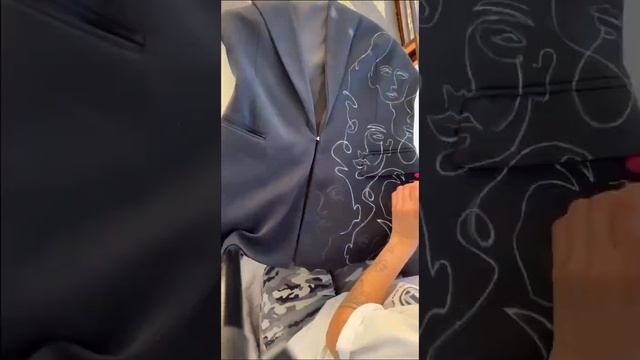 Роспись пиджака