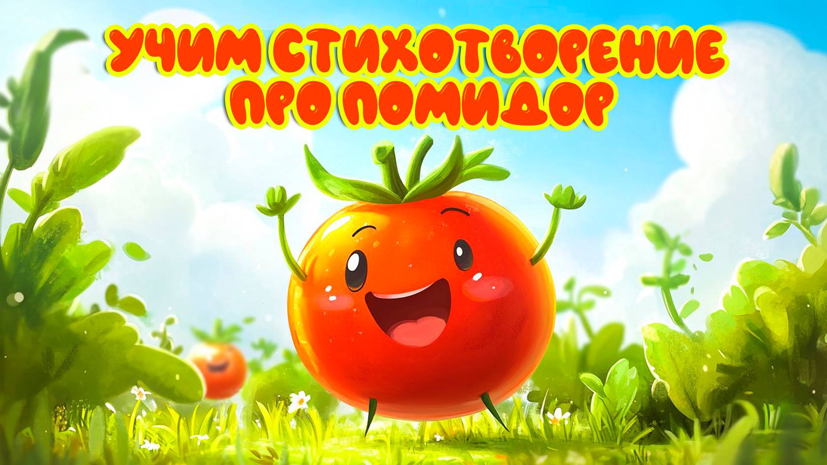 Учим стихотворение про помидор