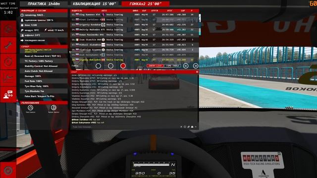 SMP Racing Esports, еРСКГ Туринг, 2x25 Смоленское кольцо, 19/08/2023