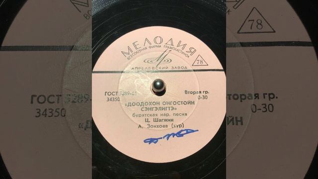 Доодохон онгостойн сэнгэлигтэ - Цырен Шагжин