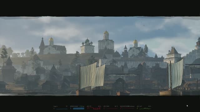 Прохождение. СМУТА. Часть 2. Нижний Новгород. 
Процессор xeon 2690 v2
Видеокарта RX 580 2048
32 Гб