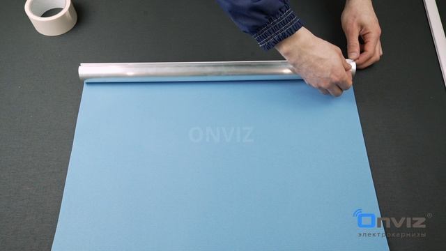 Сборка рулонной шторы на трубе 38Ø
