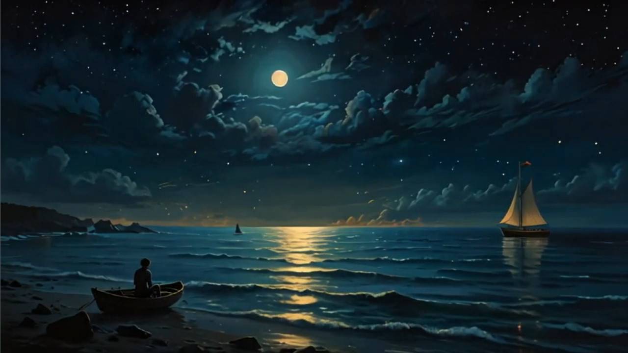 Где Мой Корабль Поём с ИИ в жанре кричащей тишины.