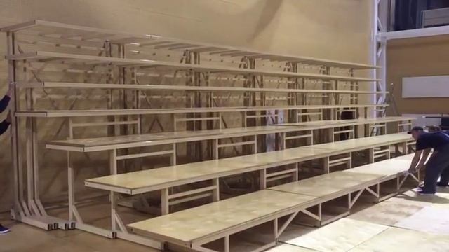 Телескопические трибуны от ГК "Спортивные Технологии"