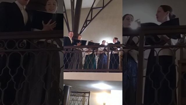 Вокальный ансамбль "Лира" (г. Анапа) - Angelus Domini (орган - Елена Рябко, г. Курск), 30.04.2023