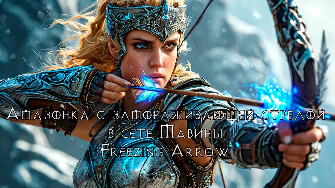 Мои кривые билды: Амазонка с замораживающей стрелой в сете Мавины, Freezing Arrow.
