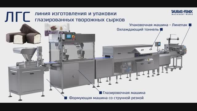 Оборудование для изготовления глазированных творожных сырков - ЛГС 1000