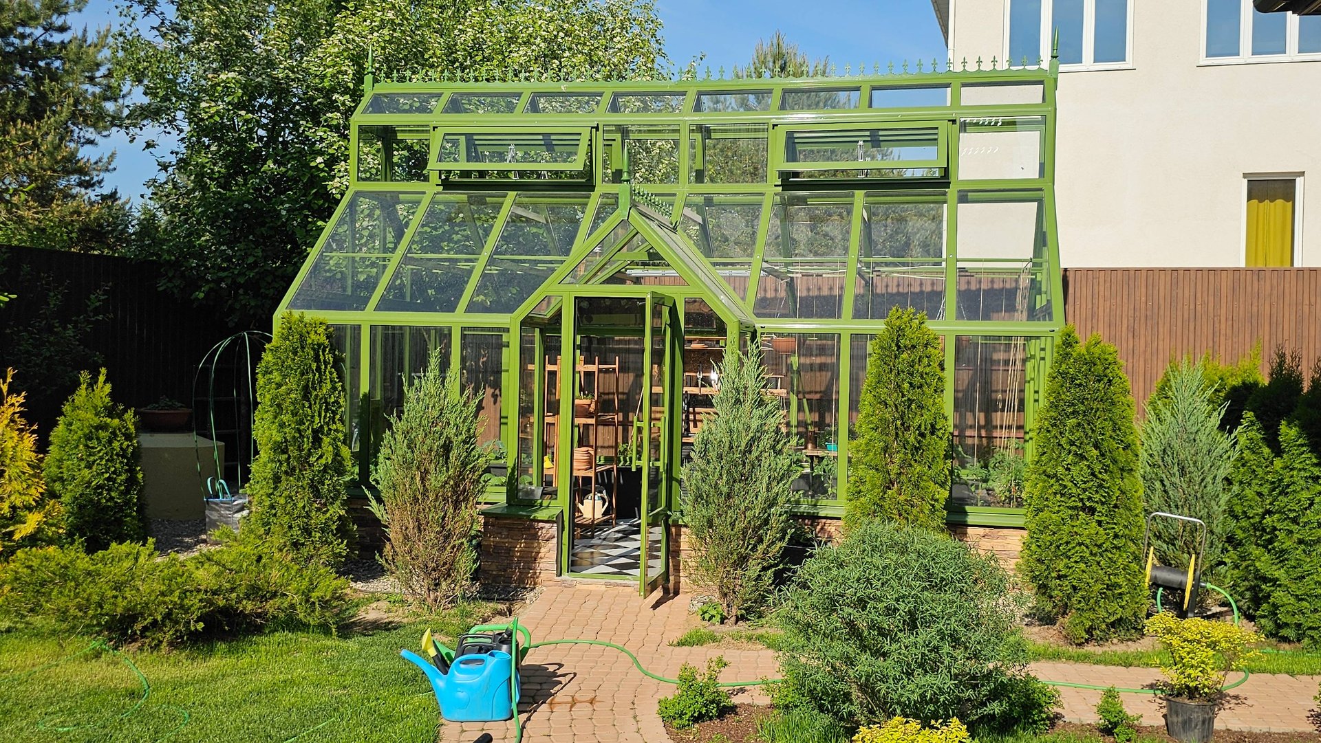 Йоркшир кантри холл теплица в английском стиле