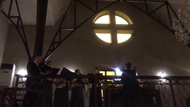 Вокальный ансамбль "Лира" и Елена Рябко (орган): Joseph Gruber - "Angelus Dominy" (30.04.2023)