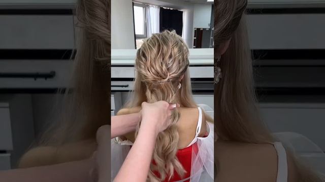 Самая красивая свадебная прическа! #hairstyle #hairtok #hairtutorial #hair #beauty