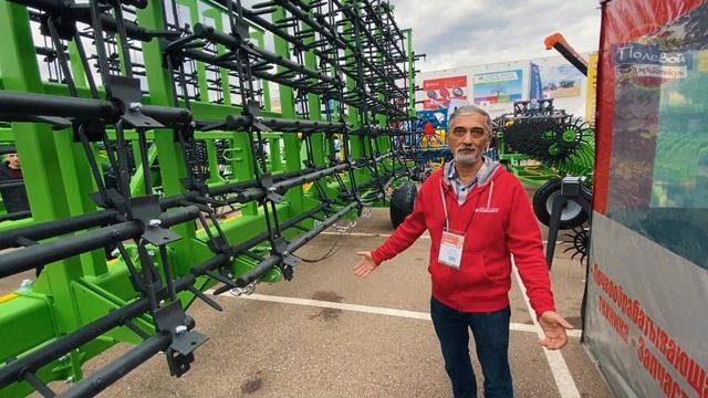 Новинка !! Первый образец зубовой  бороны (гибкой) БГ-16С "ГОРИЗОНТ" производства ООО"КС САРМАТ"