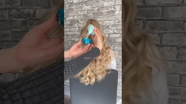 Красивая голливудская волна с популярной плойкой A725 Titan от BE-UNI