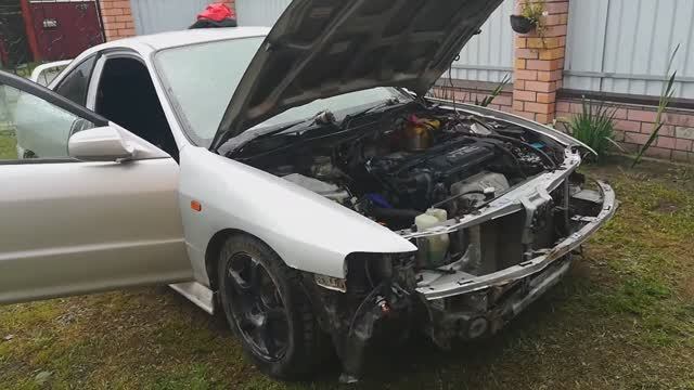 Swapped F20B Sir-T Engine first start on Honda Integra DC1 1999