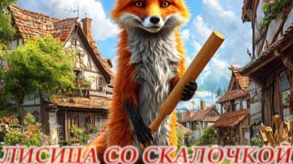Аудиосказка для детей " Лисица со скалочкой " Русская народная сказка