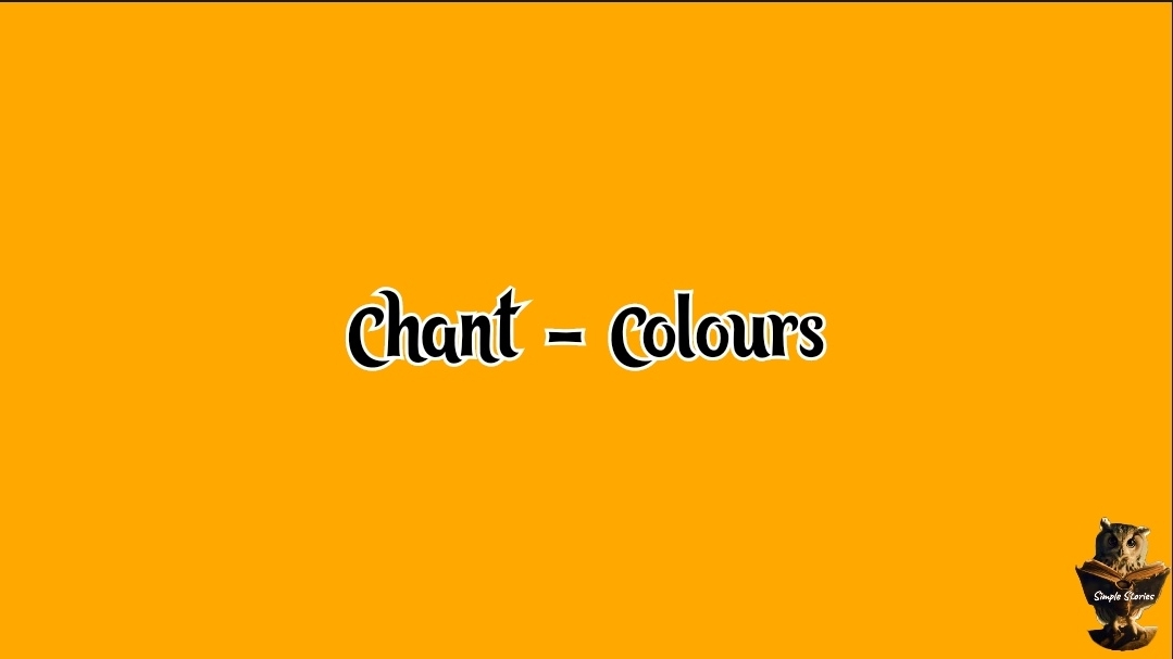 Chant - Colours in English