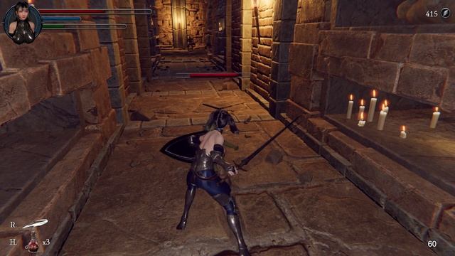 The Knight Girl And Dungeons Demo Выживание в Подземелье Средневековье