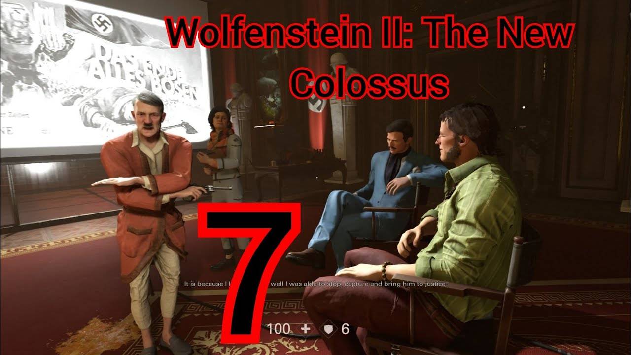 Wolfenstein II: The New Colossus. Часть 7